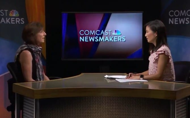 Julie Stark Talks Lighthouses On Mag Mile with Comcast Newsmakers